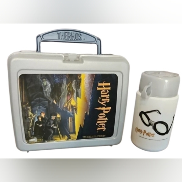 Warner Bros. | Other | Harry Potter Plastic Lunch Box With Thermos 20 ...